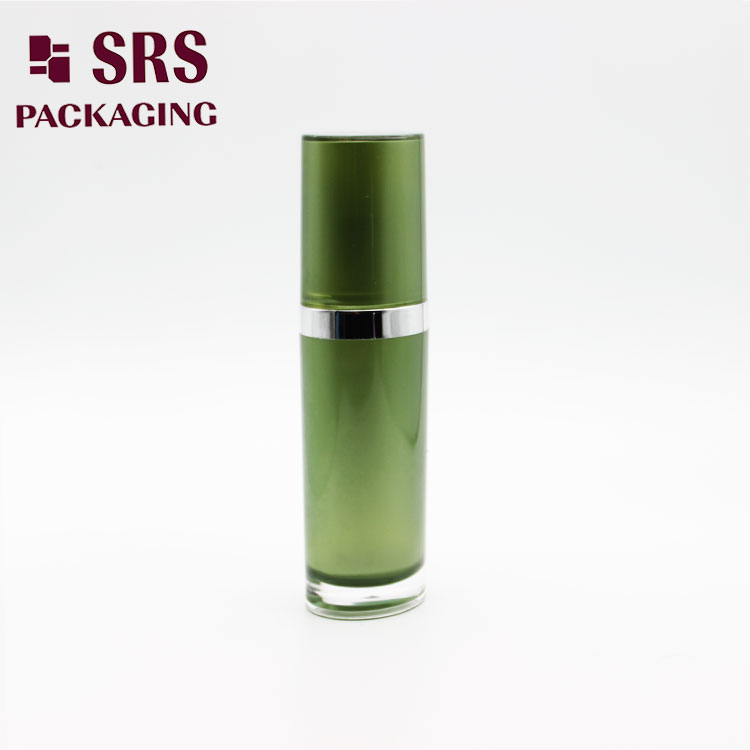 L040 30ml 60ml 120ml oval body lotion acrylic bottles_SRS PACKAGING