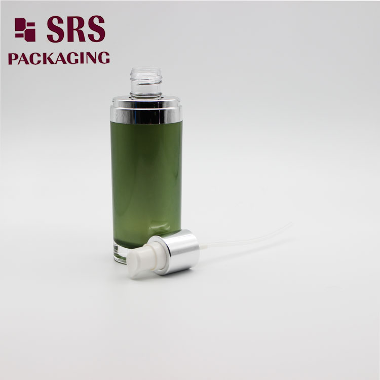 L040 30ml 60ml 120ml oval body lotion acrylic bottles_SRS PACKAGING