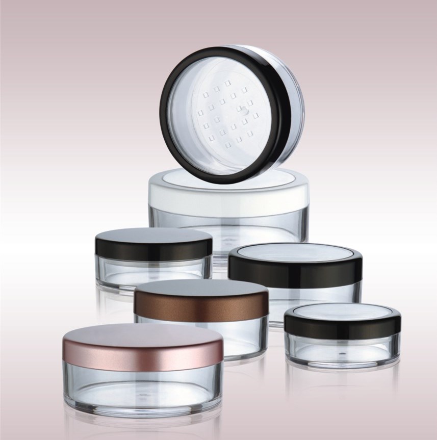 As transparent loose powder talcum powder optional switch packaging ...