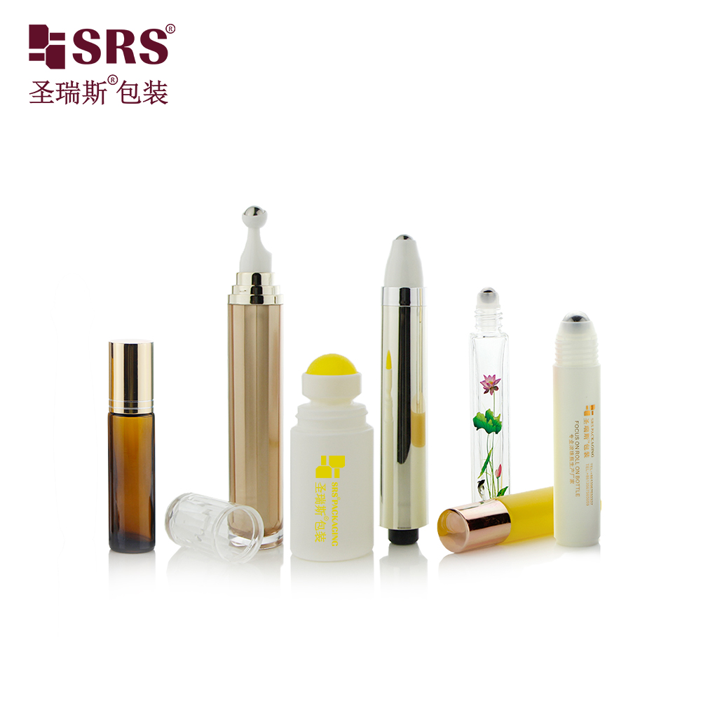 cosmetic packaging factory manufacturer no leakage roll on bottles pp ...